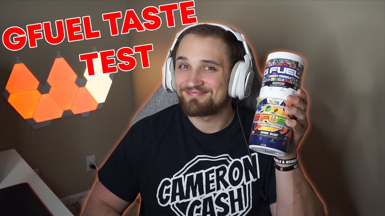 GFUEL TASTE TEST - CLICKBAIT & TETRIS BLAST! - ItsKyloHD - YouTube