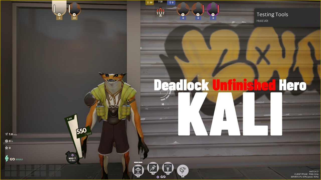 Kali - Deadlock Unfinished Hero Spotlight - YouTube