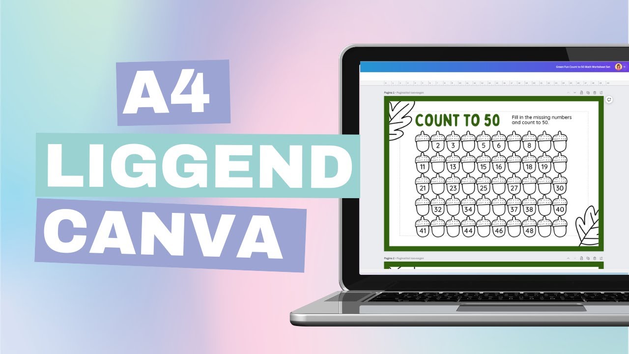 A4 Liggend in Canva - YouTube