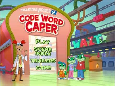 LeapFrog: Talking Words Factory 2: Code Word Caper (2004) DVD Main Menu ...