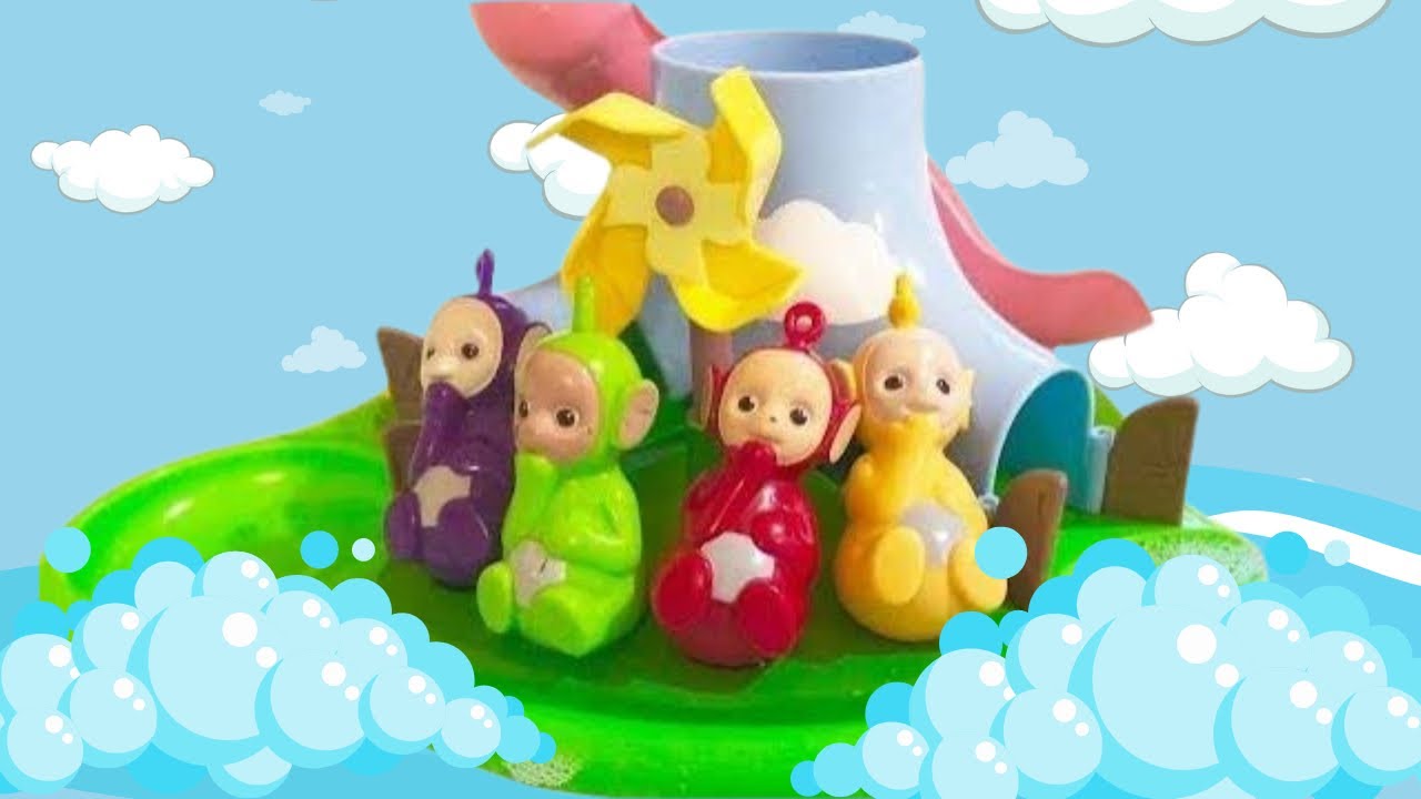 Teletubbies BATH ISLAND Tub Toy! - YouTube