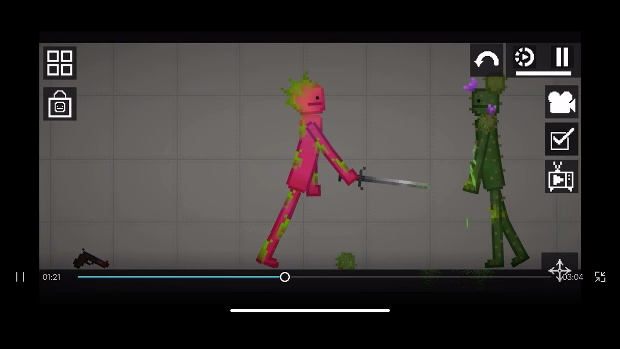 Pumpkins death part 4 another killer (melon playground) - YouTube