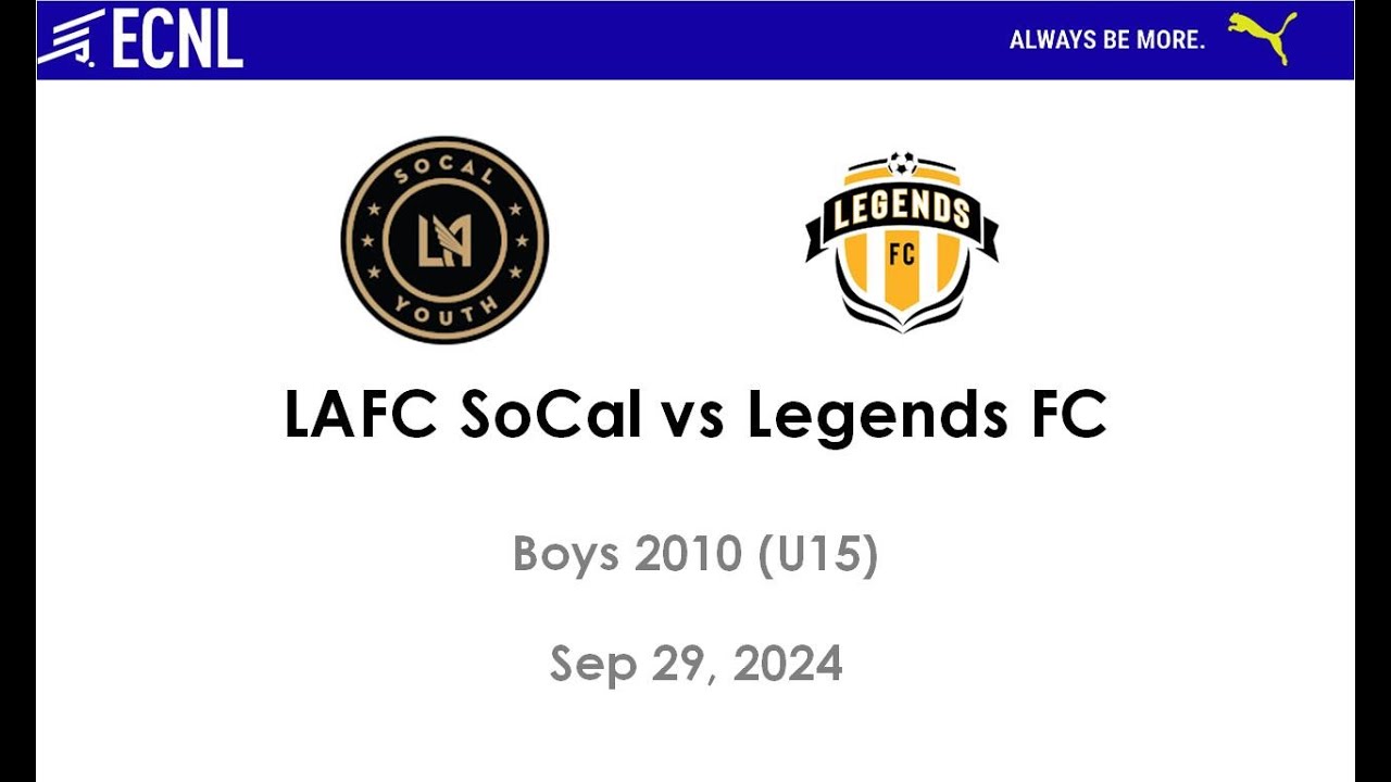 2024-09-29 LAFC SoCal (0) vs Legends FC (2)* - YouTube