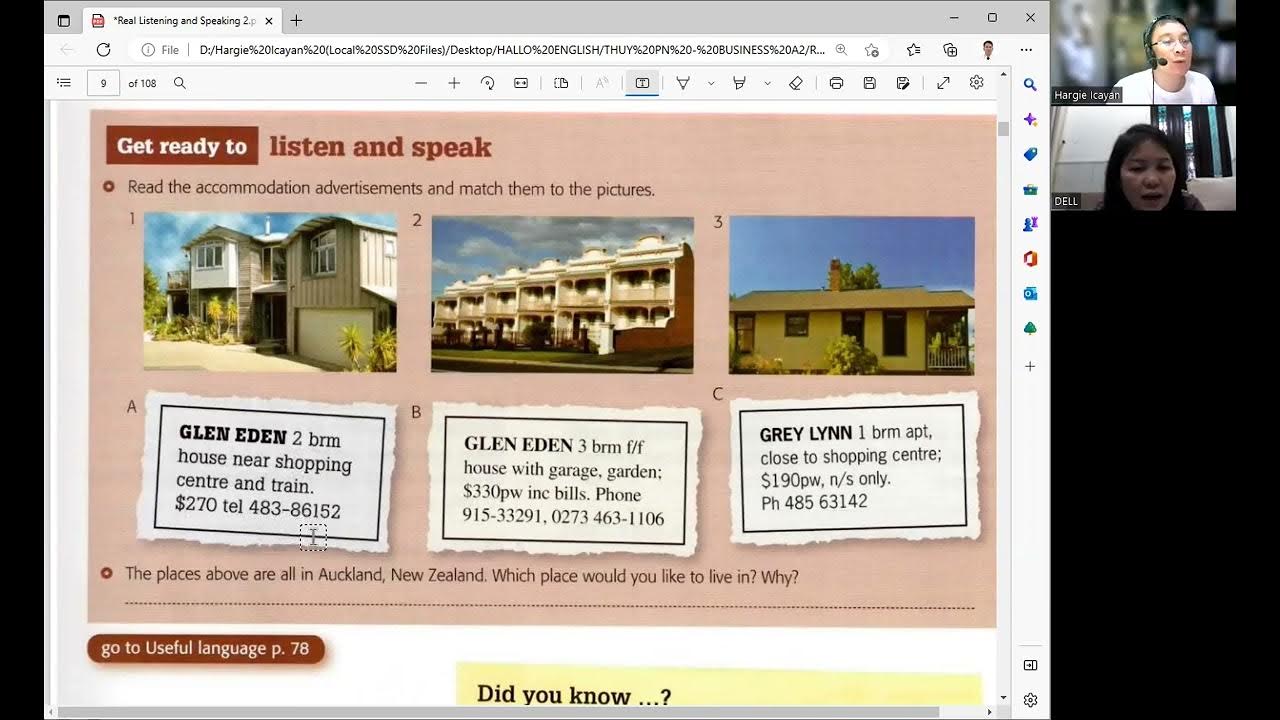 Real Listening and Speaking 2 – Unit 2 –Phoning About the House - Part 1 - YouTube