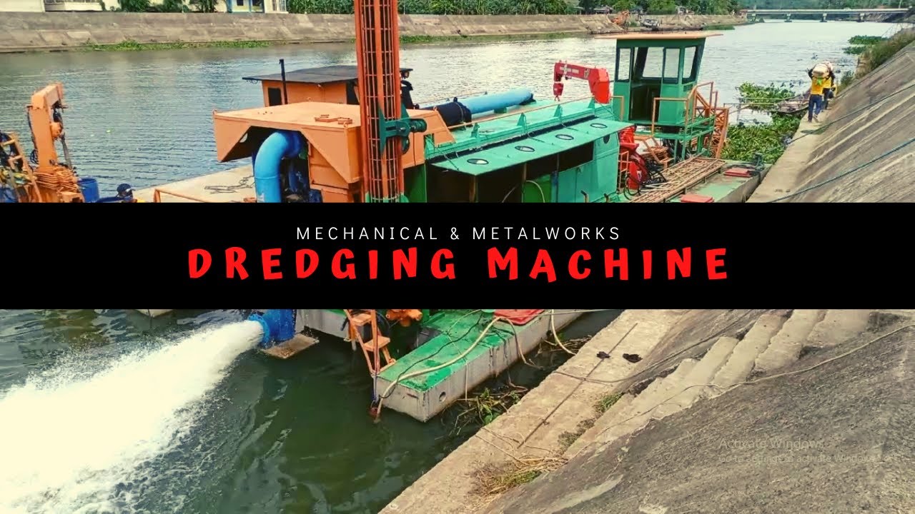 DREDGING MACHINE - YouTube