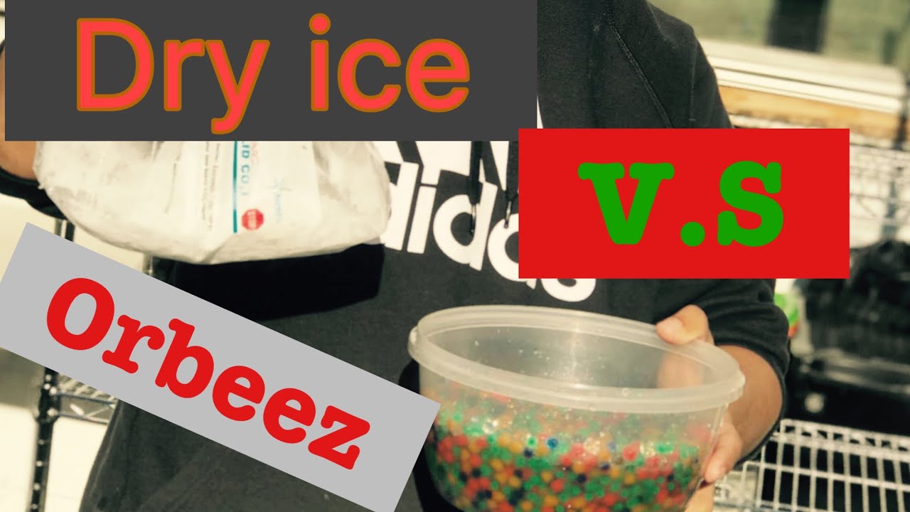 Dry ice V.S orbeez!!! Must see!! - YouTube
