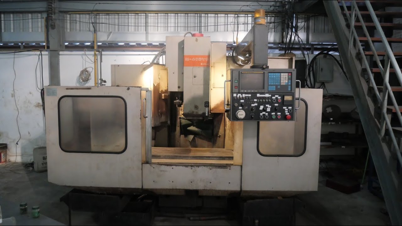 Machining center hitachi 🇯🇵 control fanuc มอเตอร์ ตู ด แดง - YouTube