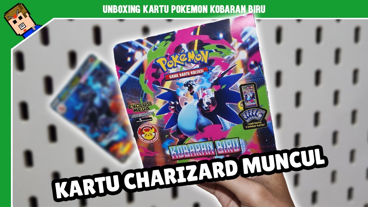 Unboxing Kartu Pokemon Kobaran Biru! Dapat Mega Charizard X ex! - YouTube
