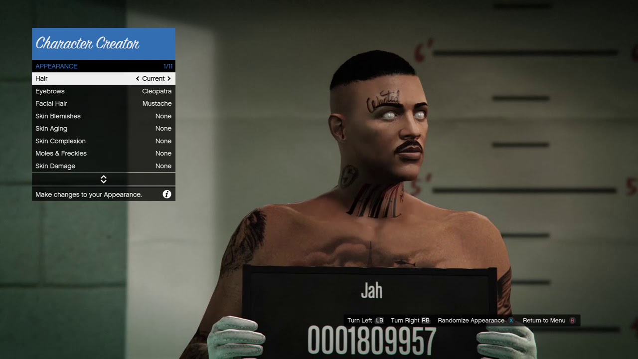 BEST face creation gta 5 - YouTube