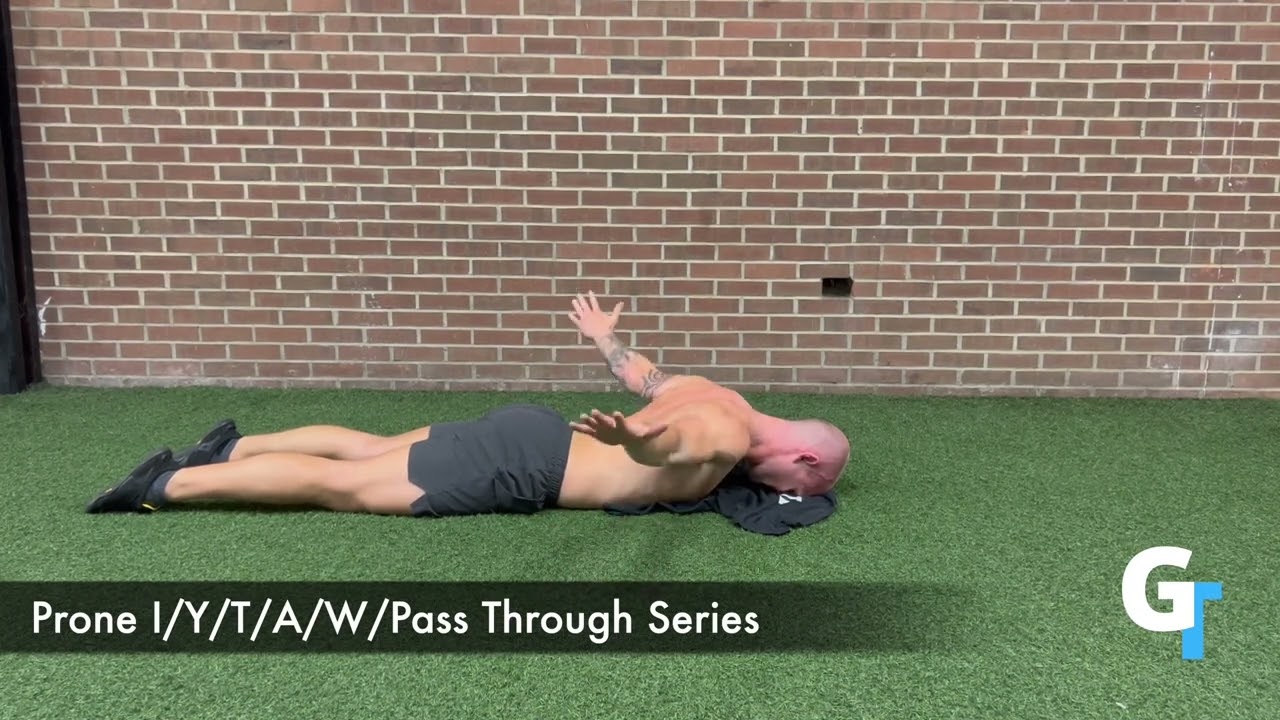 Prone Scapular Series (Exercise Demo) - YouTube
