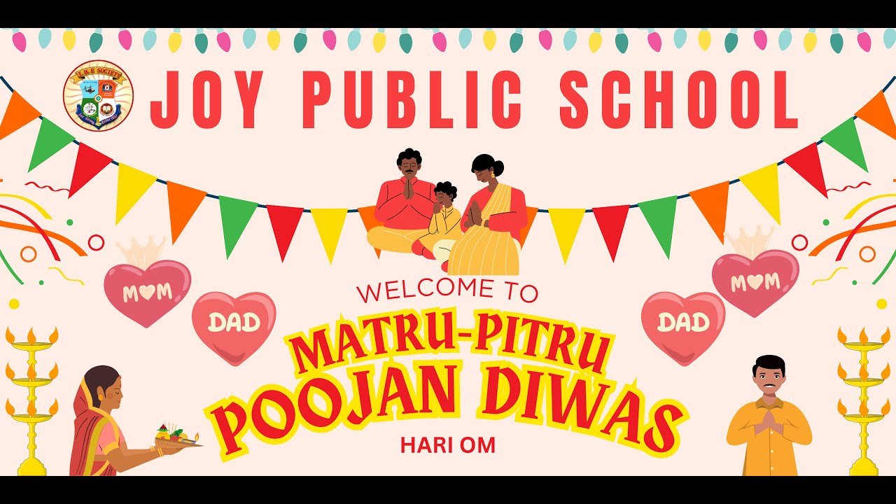 Matru-Pitru Poojan Diwas (Parent's Worship Day)| JOY KIDS CARE & JOY ...