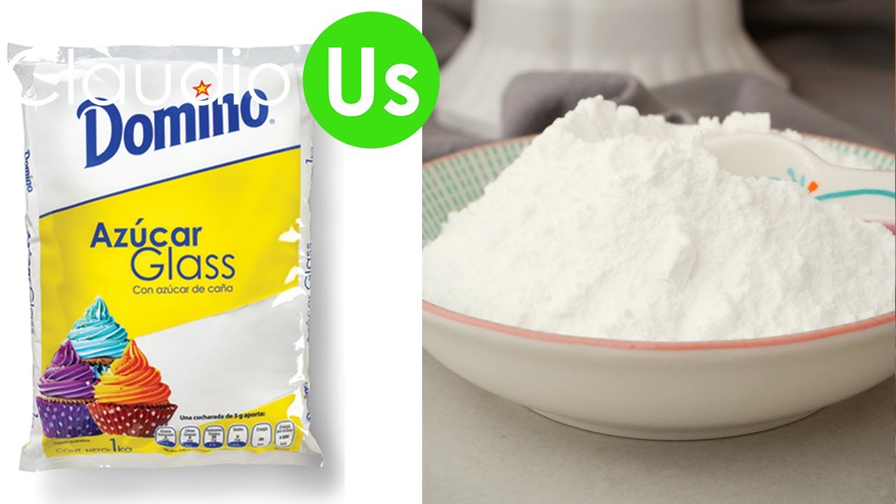 Azúcar GLASS 2 INGREDIENTES - PERFECTA - Claudio Us - YouTube
