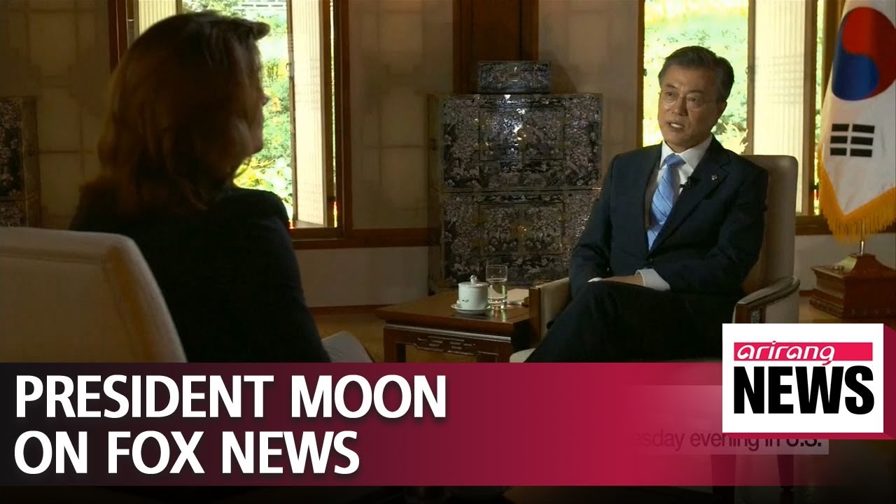 Pres. Moon's interview with Fox News to air Tuesday evening in U.S ...