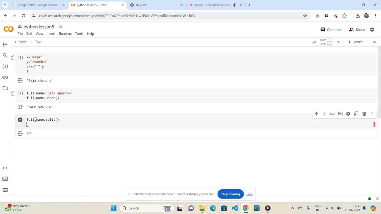 5 Lesson5 string datatype - YouTube