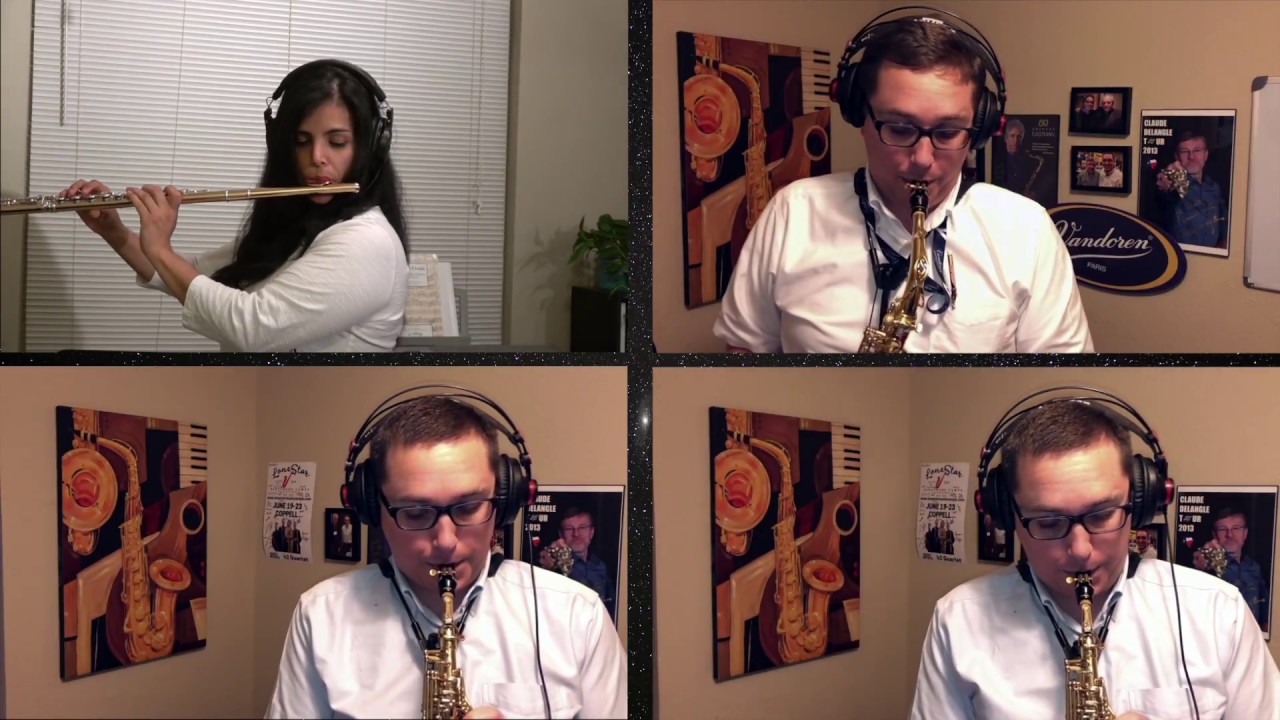 Princess Leia's Theme for flute and saxophones - YouTube