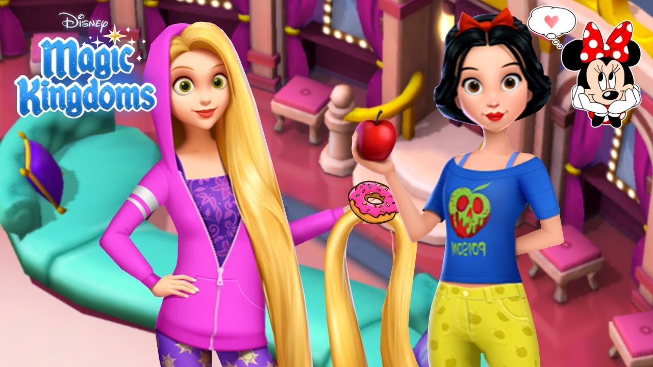 Princess Dressing Room Level 3! ️ Disney Magic Kingdoms | Gameplay ...