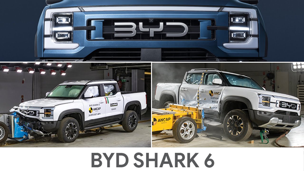 2025 BYD SHARK 6 Crash Test – ANCAP 5 star rating Explained! - YouTube