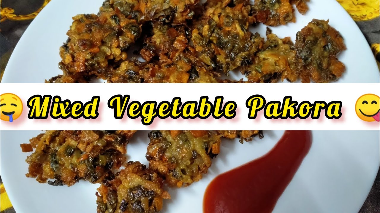 😋Mixed Vegetable Pakora | Yummy Snacks| Easy Pakora Recipe| @subhas ...