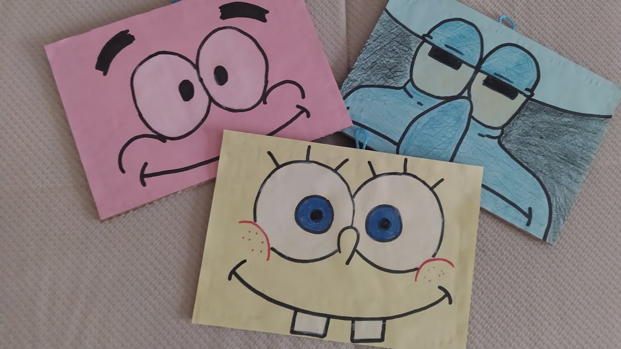 Sünger Bob ve Arkadaşları Nasıl Çizilir . How to draw Sponge Bob and ...