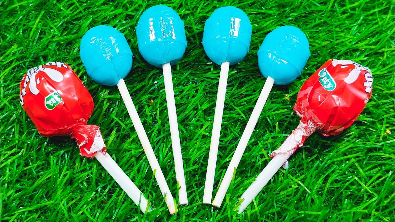 ASMR | 4 Piece Sayan Colour Lollipop Unpacking ASMR Videos - YouTube