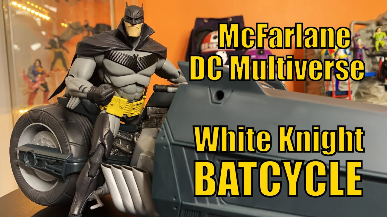 DC Multiverse | Batcycle | Batman White Knight | McFarlane Toys | DC ...