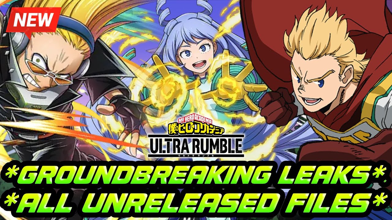 *BRUH THIS IS UNBELIEVABLE* ALL CHARACTERS COMING TO MY HERO ULTRA ...