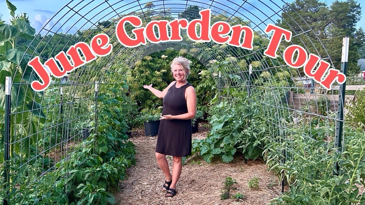 June Garden Tour - YouTube