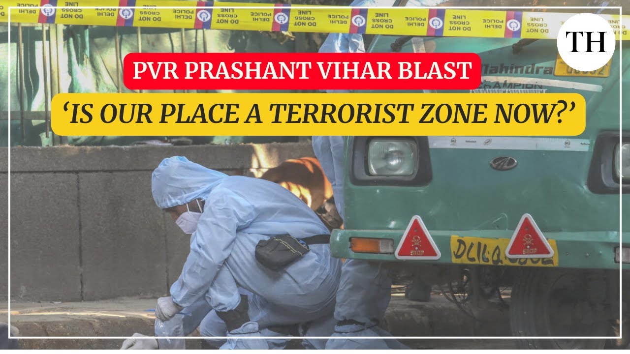 Blast near PVR in Prashant Vihar in New Delhi - YouTube