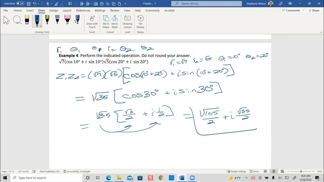 Trig Form Of Complex Numbers YouTube trig-form-of-complex-numbers-youtube