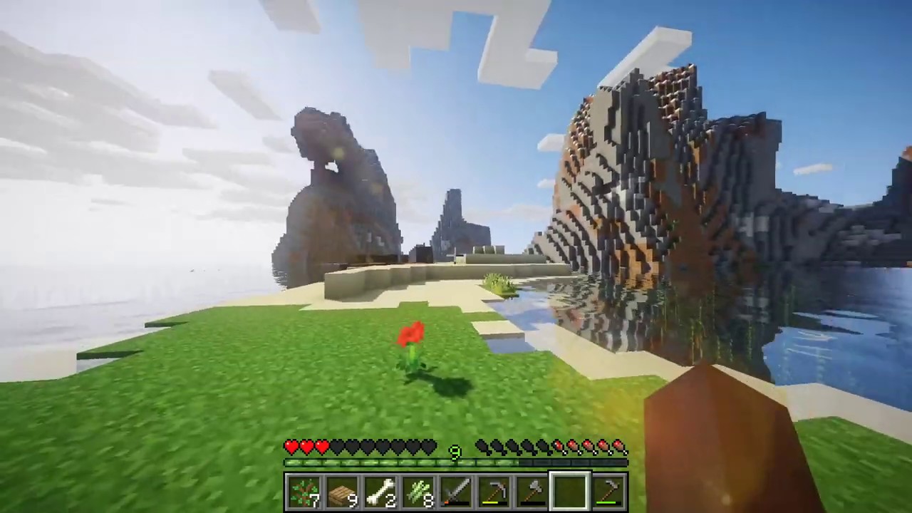 Minecraft Gameplay (I'm building a nasty house) - YouTube