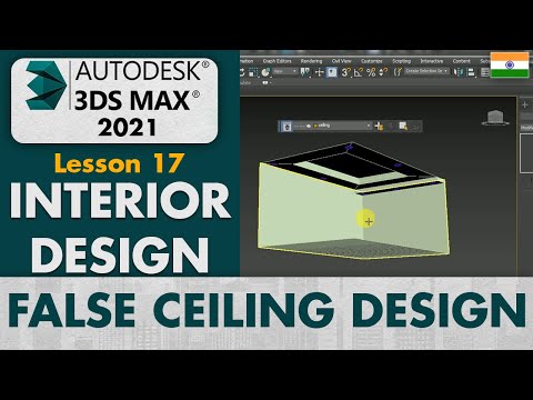 3ds Max Interior Modeling Design :Lesson_17 : False Ceiling 3D Tutorial in 3ds Max : Ceiling ...