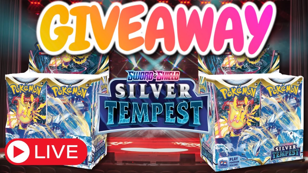 Pokemon Sword & Shield Silver Tempest Booster Box Case Giveaway!!! Part ...
