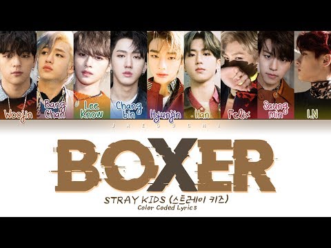 Stray Kids - BOXER (Color Coded Lyrics Eng/Rom/Han/가사)