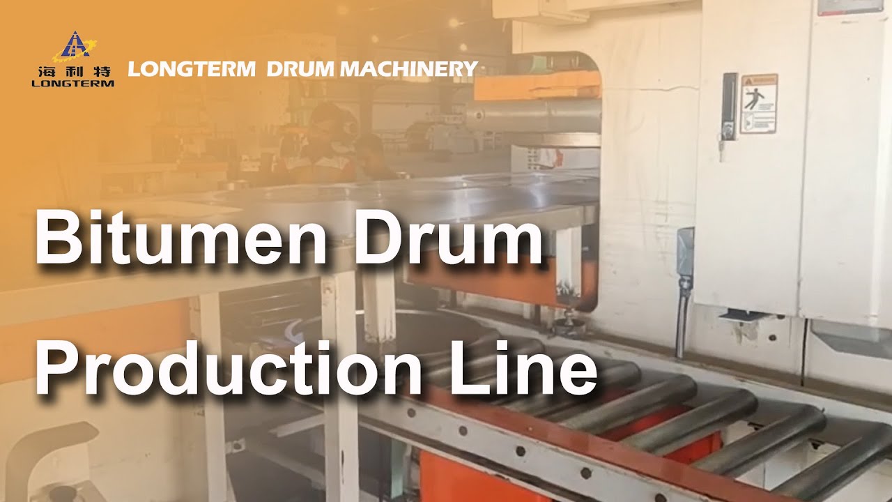 Customers are very satisfied！ Bitumen drum production line running in ...