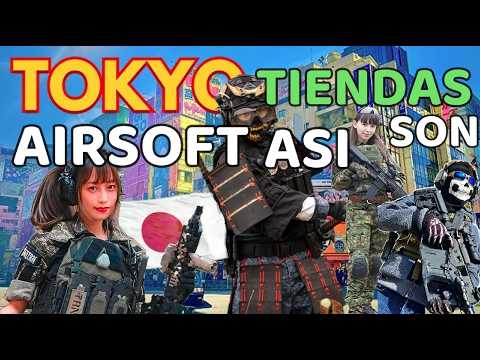 VISITE JAPON🇯🇵y Estas SON LAS MEJORES TIENDAS de Airsoft de TODO El ...