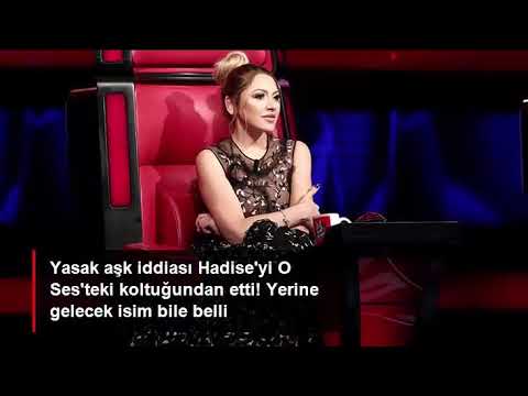 Yasak aşk iddialarıyla başı dertte olan Hadise, O Ses'teki jüri koltuğundan ayrıldı.