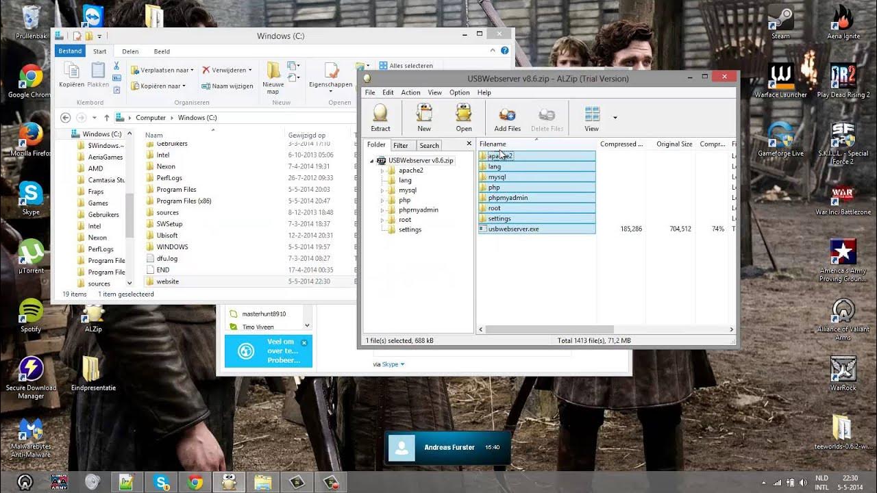 [Tutorial]Set up a USBwebserver - YouTube