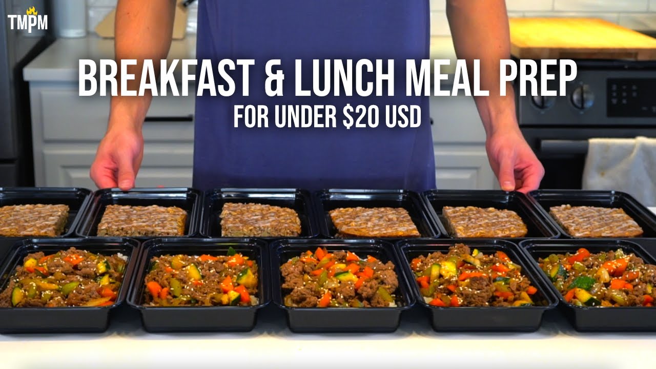 I Prepped 11 Meals for Under $20 - YouTube