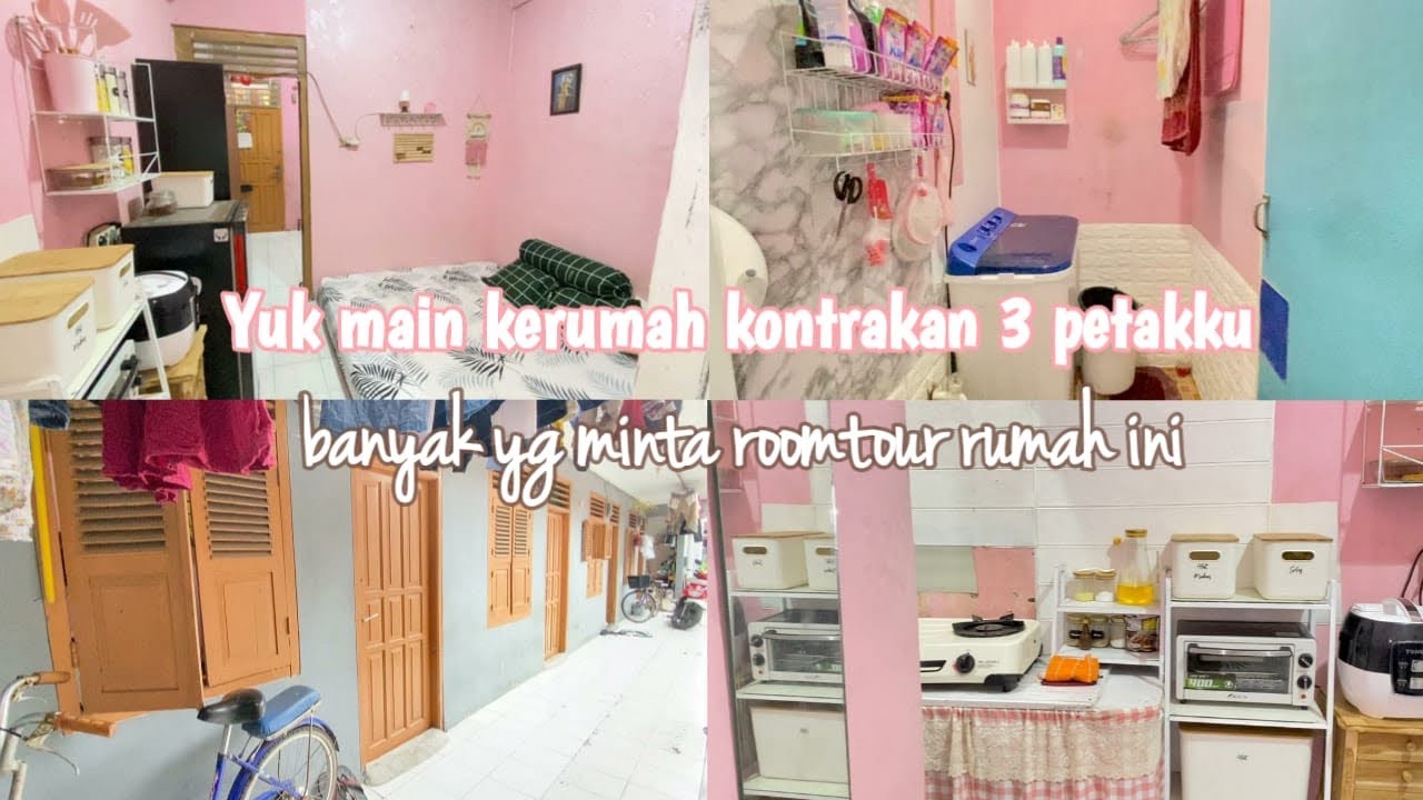 Room tour kontrakan 3 petak | banyak yang minta room tour rumah ini - YouTube
