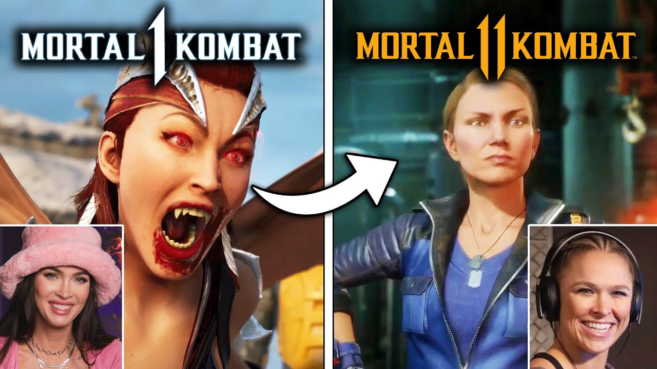 Megan Fox Nitara vs Ronda Rousey Sonya Blade Comparison - Mortal Kombat ...
