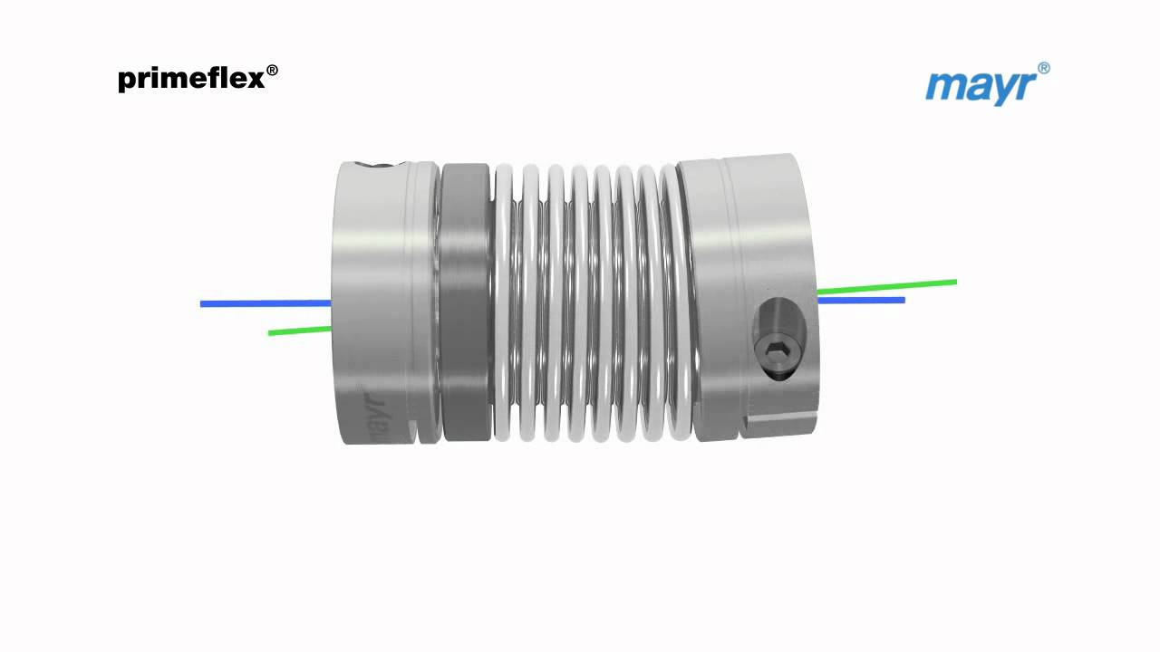 Primeflex metaalbalgkoppeling - YouTube