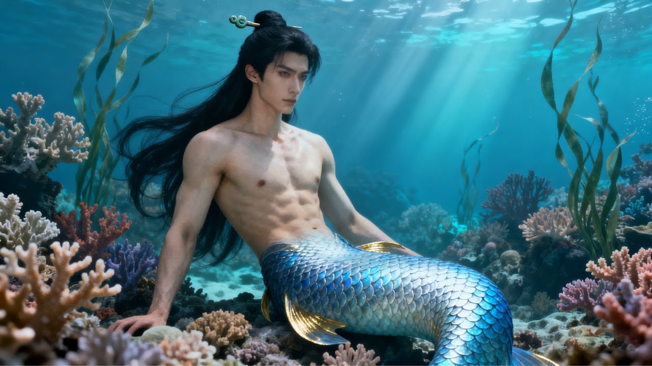 The girl saved the merman abused by humans to gain his trust, but a ...