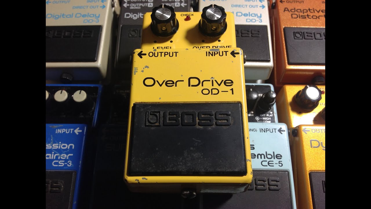 Boss Pedal Review 58: 'Original' OD-1 OverDrive - YouTube