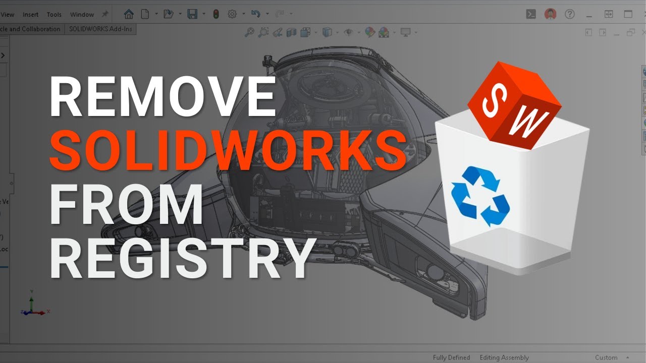 Remove SOLIDWORKS from registry - YouTube