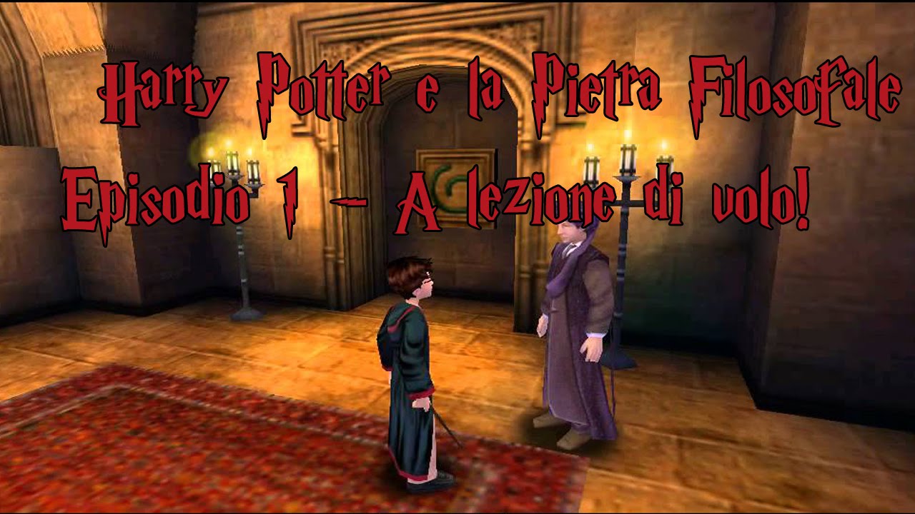 Harry Potter e la Pietra Filosofale [Episodio 1] - A lezione di volo ...