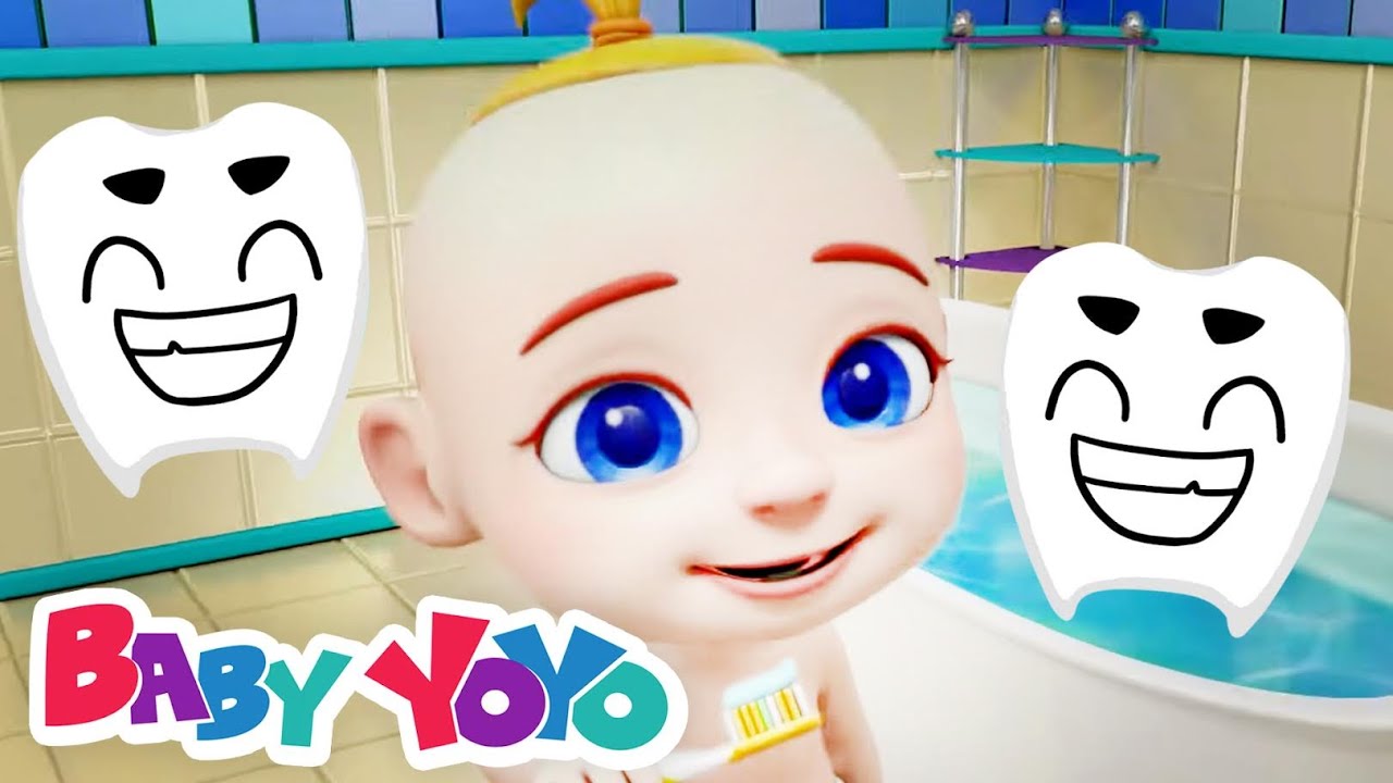 Brush Your Teeth Morning Routine and Kindergarten Rhyme for Kids - YouTube