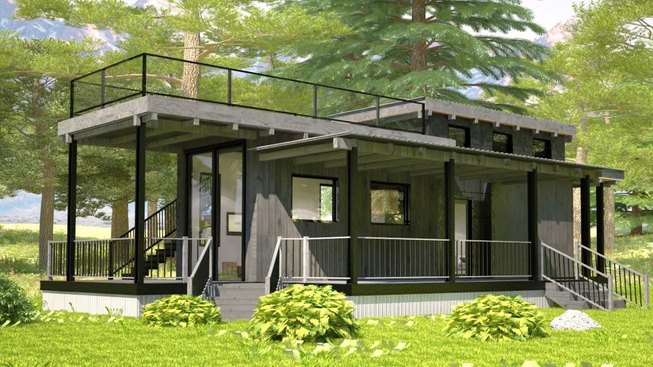 Amazing Cozy Caboose Park Model with Floor Plan by WheelHaus - YouTube