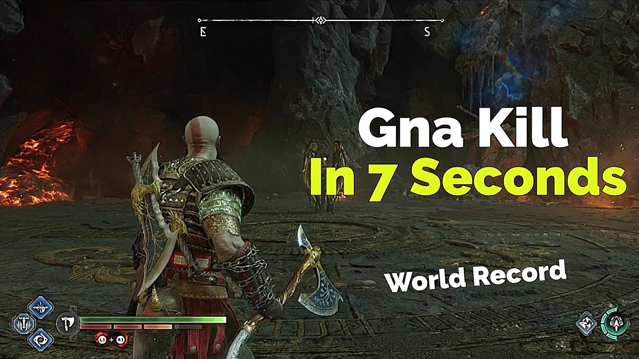Gna kill In 7 Seconds ( World Record ) - God Of War Ragnarok ( GMNM ...