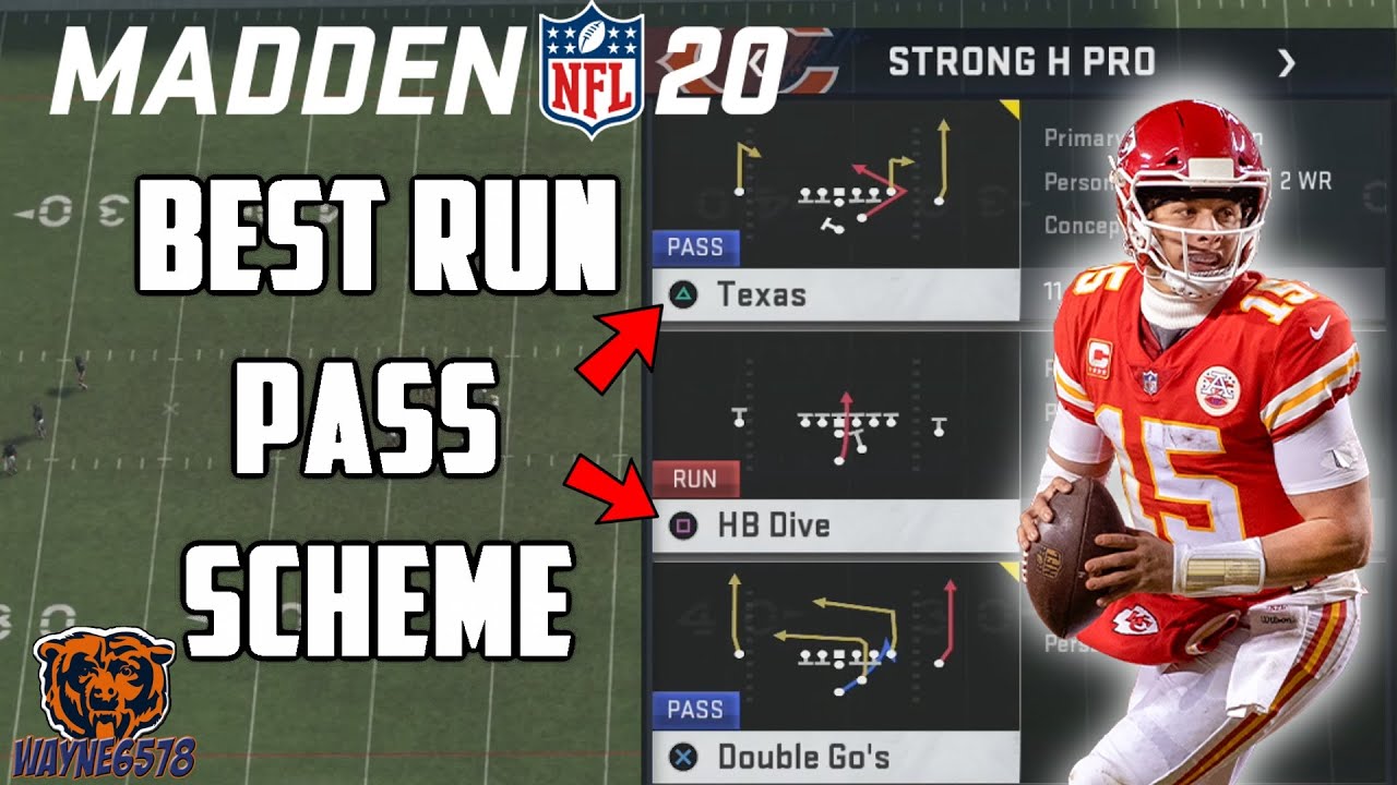 BEST EASY RUN PASS SCHEME MADDEN 20 - UNSTOPPABLE OFFENSE MADDEN 20 ...