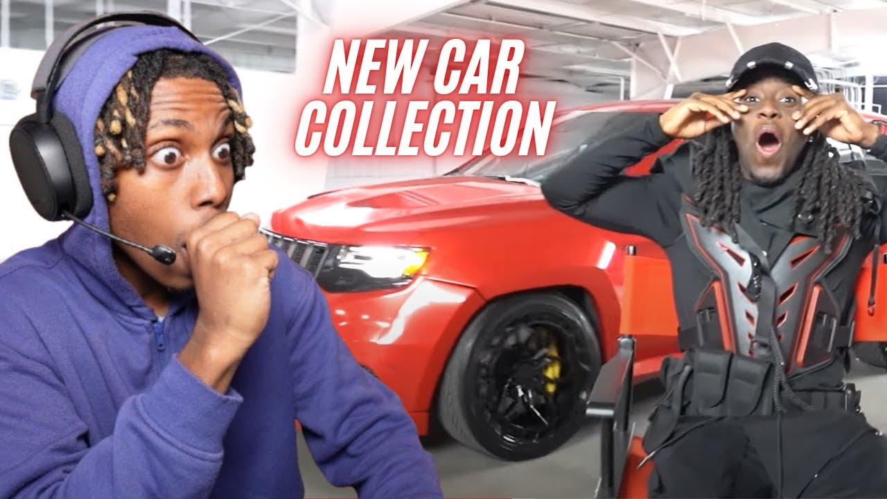 Kai Cenat New Car Collection Reaction (MUST WATCH!) - YouTube